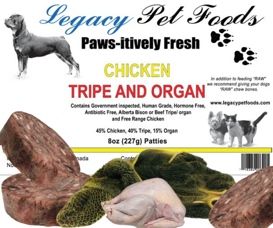 Bulk Chicken Tripe & Organ – Legacy Pet Foods