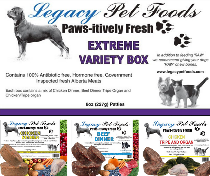 The EXTREME Variety Box – Legacy Pet Foods