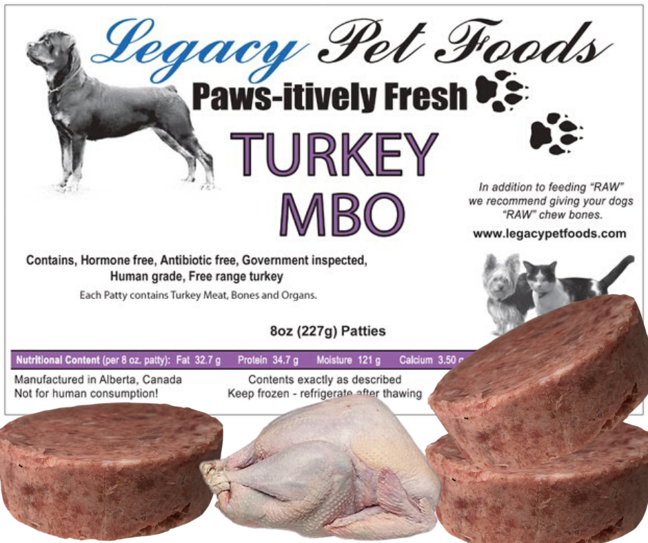 BULK Turkey MBO- 25lbs* – Legacy Pet Foods