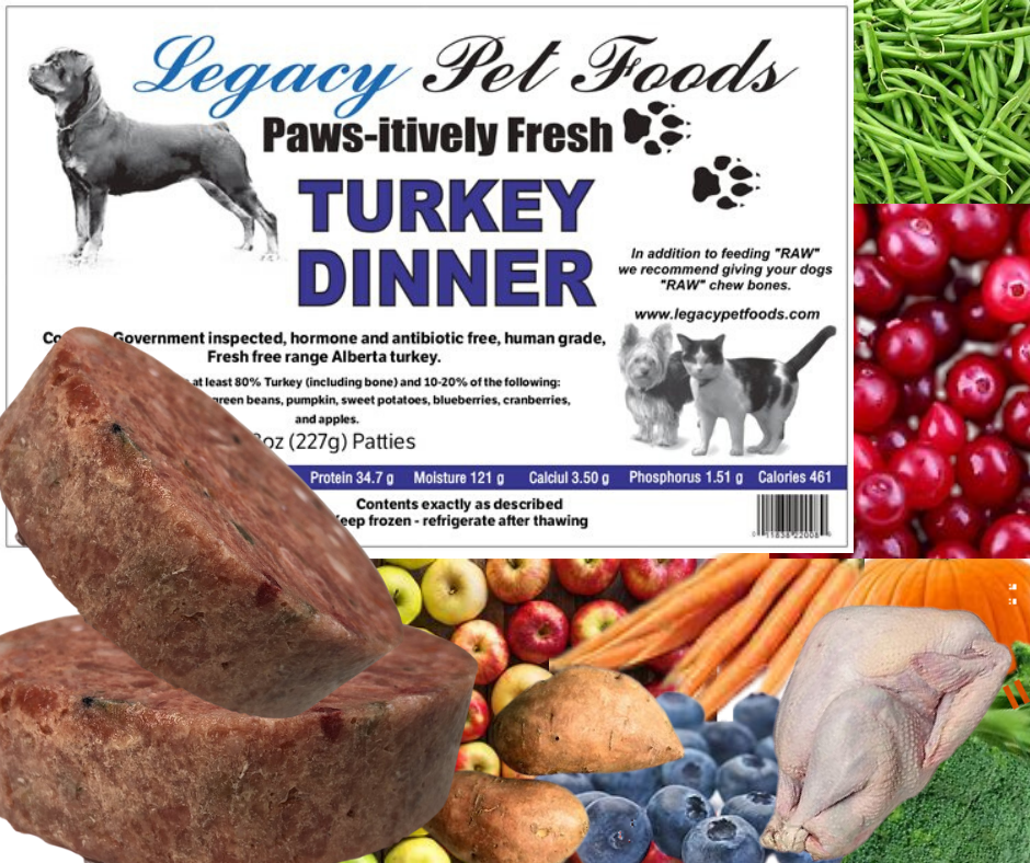 Turkey dinner 5lbs bags* – Legacy Pet Foods